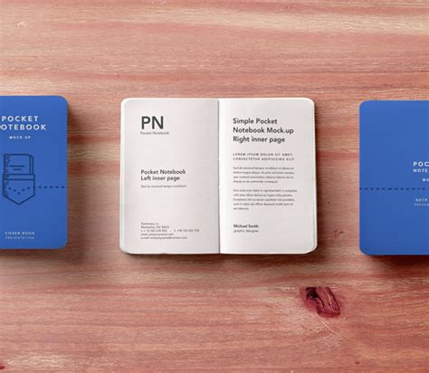 Psd Notebook Mockup Set Vol 2 Pixeden Club