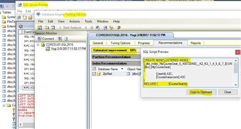 Tuning Sql Server Database