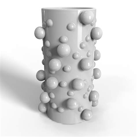 Stl File Modern Vase Stl 3d Printer File Instant Download Unique Home