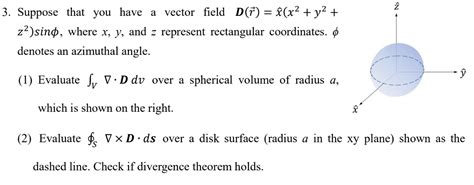 Solved 3 Suppose That You Have A Vector Field
