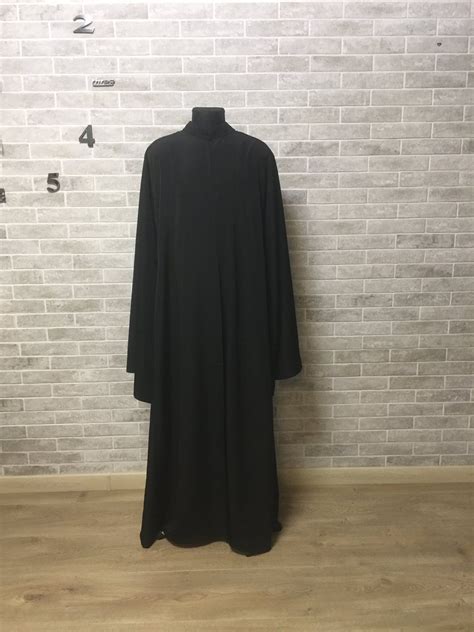 Greek Style Outer Cassock With Minimalist Embroidery Orthodox Greek Riassa Priests External