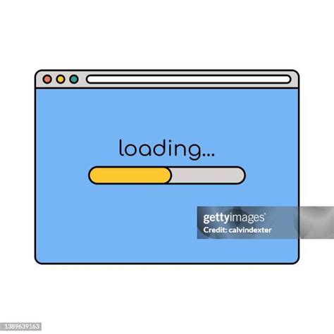 Web Browser Loading Screen High Res Vector Graphic Getty Images