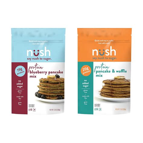 Nush Foods Mezcla Saludable Para Panqueques Con Alto Contenido De Prote Nas Mixed Mezcla