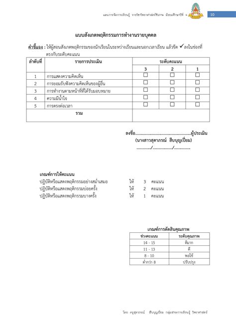 แผนการสอนหน่วยที่ 1 สิ่งมีชีวิตในสิ่งแวดล้อม Ida6011 หน้าหนังสือ 10 พลิก Pdf ออนไลน์