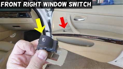 How To Replace Front Right Window Switch On Bmw E90 E91 E92 E93 Youtube