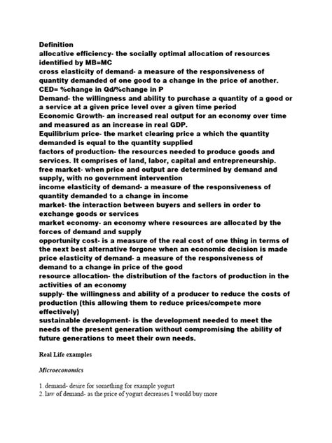 Eco Notes Pdf Demand Economics