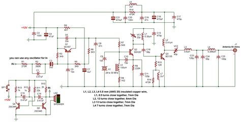 1 Watt Am Cw Transmitter Circuit Diagram
