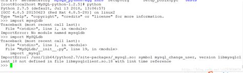 使用python调用mysql Python模块失败经验总结 Csdn博客