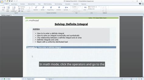 Mathcad A Ptc Technology On Linkedin Ever Wonder How To Solve Definite Integrals Into Ptc