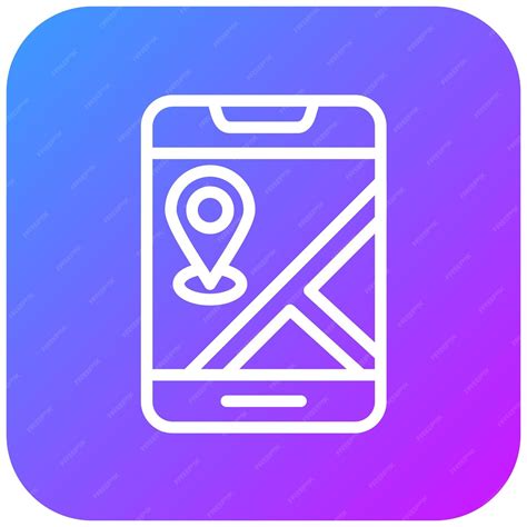 Premium Vector Navigation App Vector Illustration