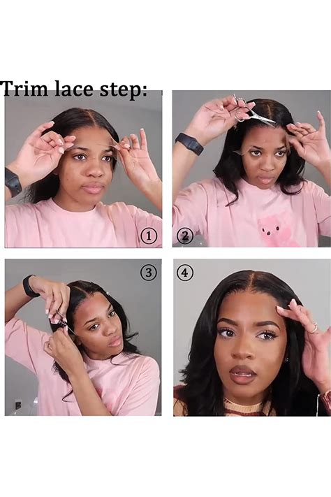 Body Wave Lace Front Wigs Synthetic Hair For Black Women Long Natural