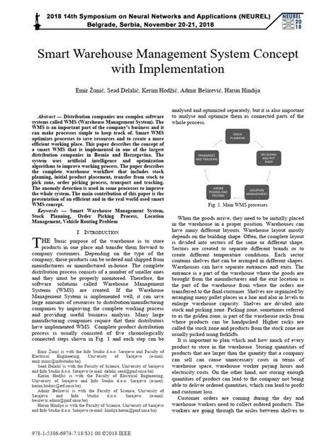 Smart Warehouse Management System Concept With Implementation Pdf Warehouse Algorithms