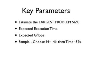 High Performance LINPACK PDF