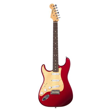 Used Fender Guitars Mod Shop Us Stratocaster Lefty Candy Apple Red