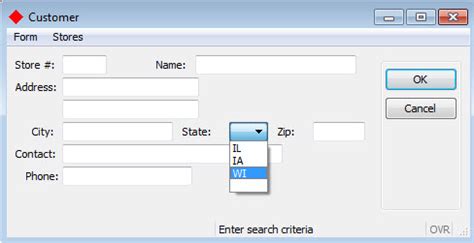 Adding A Combobox Form Item