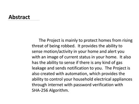 Anti Theft And Automation Using Arduino Pptx