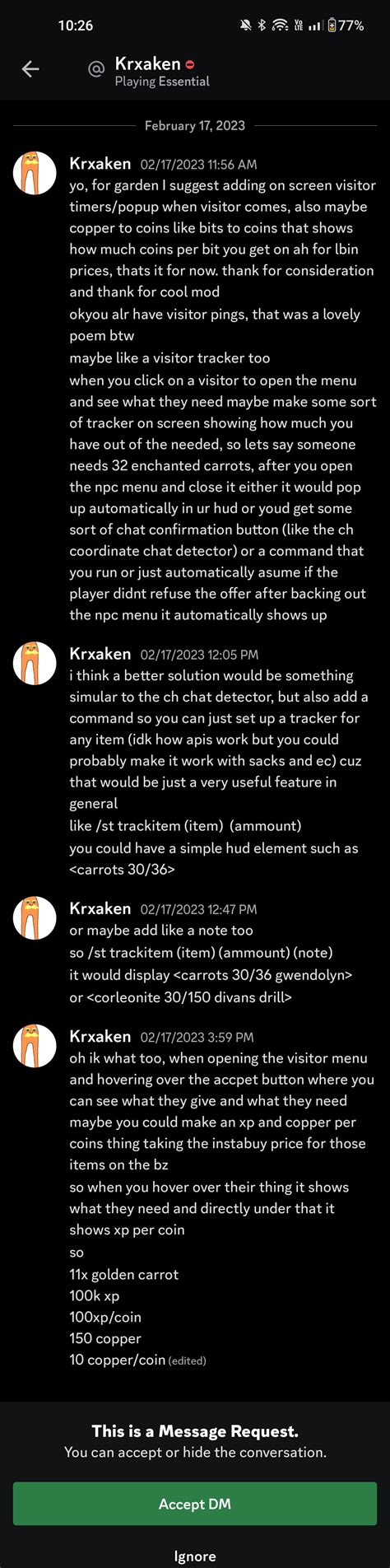 Whatever This Guy Sent For Garden Issue Skytils SkytilsMod GitHub