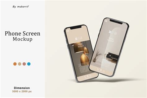 Smartphone Mockup Isolated Psd Graphic By Muharrifulauza123 · Creative Fabrica