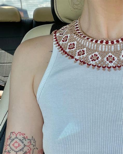 Силянка широка прикраси українські з бісеру ґердан Nel 2024