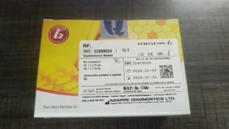 Rf Mispa I2 Agappe Test Kit Nasal And Throat Swabs At ₹ 1380box In
