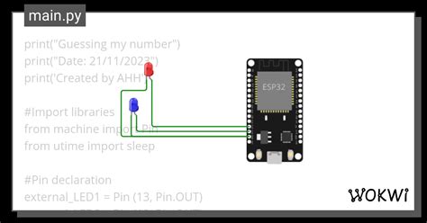 Guessing Number Wokwi Esp32 Stm32 Arduino Simulator