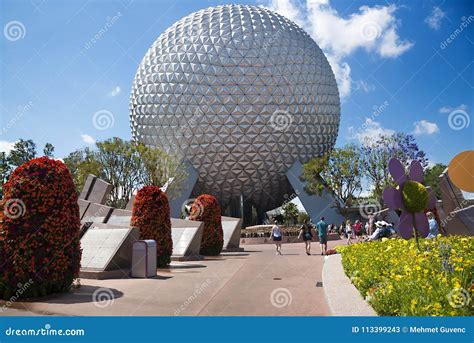 Epcot Center In Orlando Florida Editorial Image