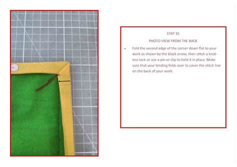 How To Add Binding To Angled Corners