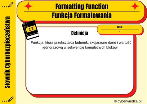 formatting function funkcja formatowania cyberwiedza pl