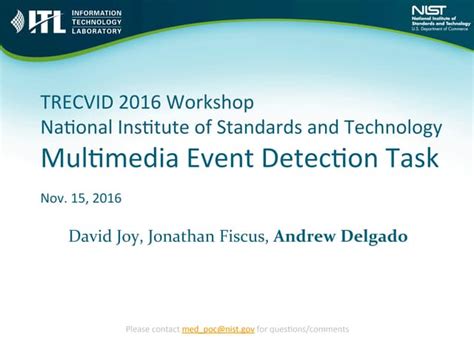 Trecvid 2016 Multimedia Event Detection Pdf