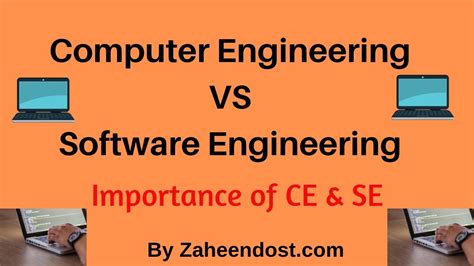computer engineering vs software engineering which field is better youtube