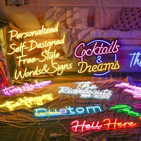 Custom Neon Led Sign Personalized Neon Name Sign Wedding Birthday