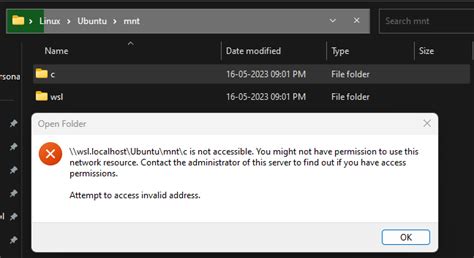 Lost Permissions To Access Files · Microsoft Wsl · Discussion 10114
