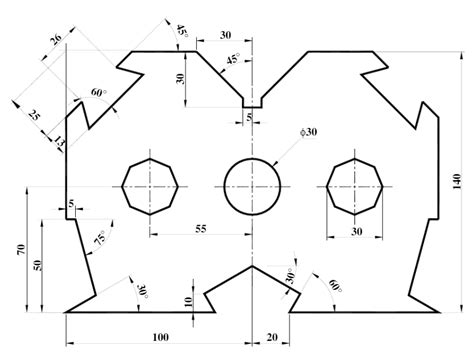 Autocad Modify Commands Practice Drawings ~ Ourengineeringlabs
