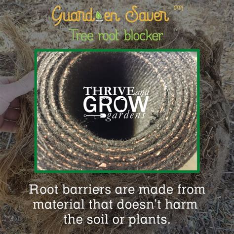 Guarden Saver TM Tree Root Blocker Benefits Tree Roots Savers Garden Works