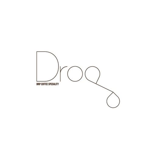 드롭커피 커피숍 로고 로고 디자인 포트폴리오 크몽