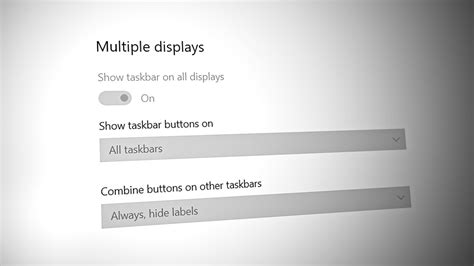 How To Hide Taskbar On Multiple Displays In Windows