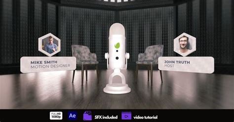 podcast intro video templates envato elements