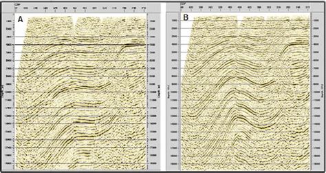 Final Stack Data After Psdm With A Velocity Model With No Rapid Download Scientific Diagram