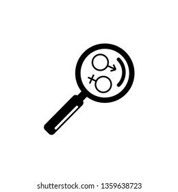 Sex Partner Search Icon Sign On Stock Vector Royalty Free Shutterstock