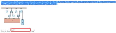 solved determine the constraint equation which relates the