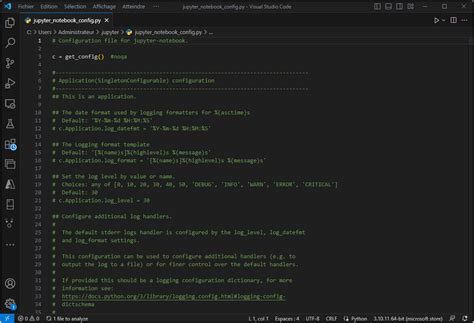 Configurer Jupyterlab Algo Jungle