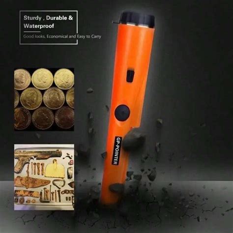 Pointer Metal Detector Fully Waterproof Orange Metal Detector With