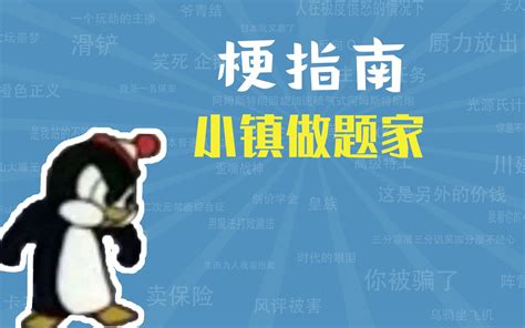 小镇做题家是什么梗梗指南 梗指南 梗指南 哔哩哔哩视频