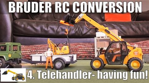Bruder Cat Telehandler Pt 4 Just For Fun Youtube