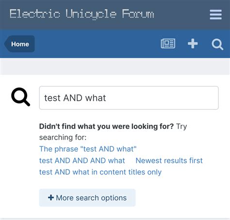 This Site Has A Broken Boolean Search Function Forum Rules And