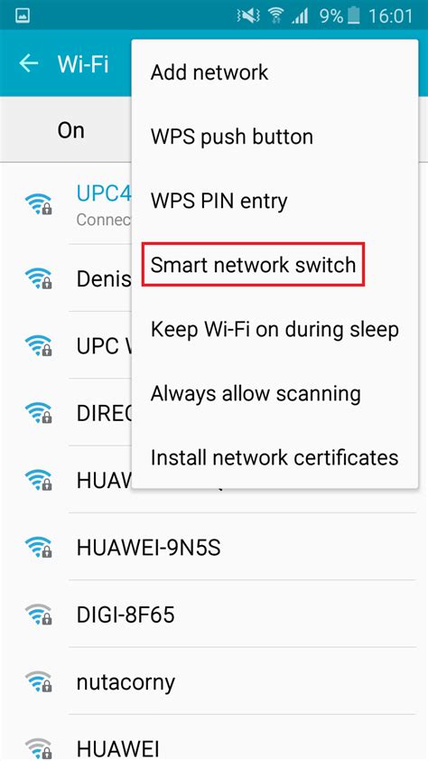 How To Enable Disable Smart Network Switch On Android