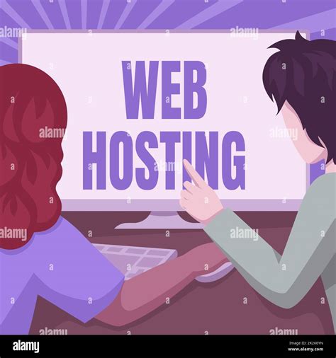 Inspiration Showing Sign Web Hosting Word Written On Business Allowing Access To A Server To