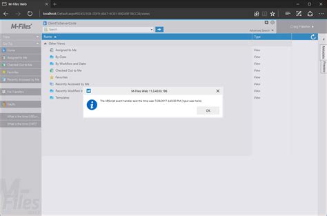 Client Uix To Server Vaf Or Vbscript Communication