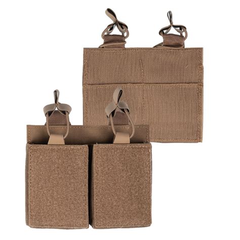 Mil Tec Double Rifle Magazine Pouch With Hookandloop Backside Dark Coyote — Delta Mike Ltd