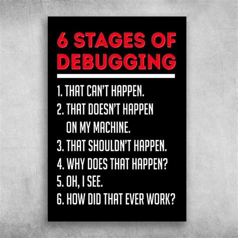 6 Stages Of Debugging That Cant Happen That Doesnt Happen On My Machine That Shouldnt